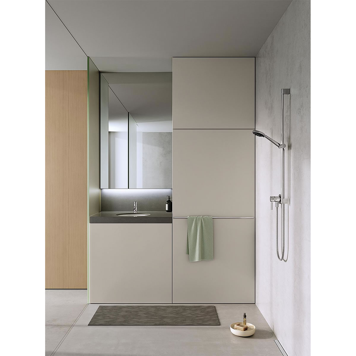 Brausestange Dornbracht 856 mm, 3/8'' Brauseschlauch 1750 mm, chrom ...