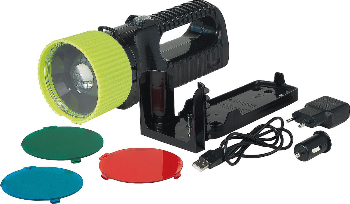 ACCULUX UniLux PRO, Fernstrahler Lampe, schwarz - 270 lm