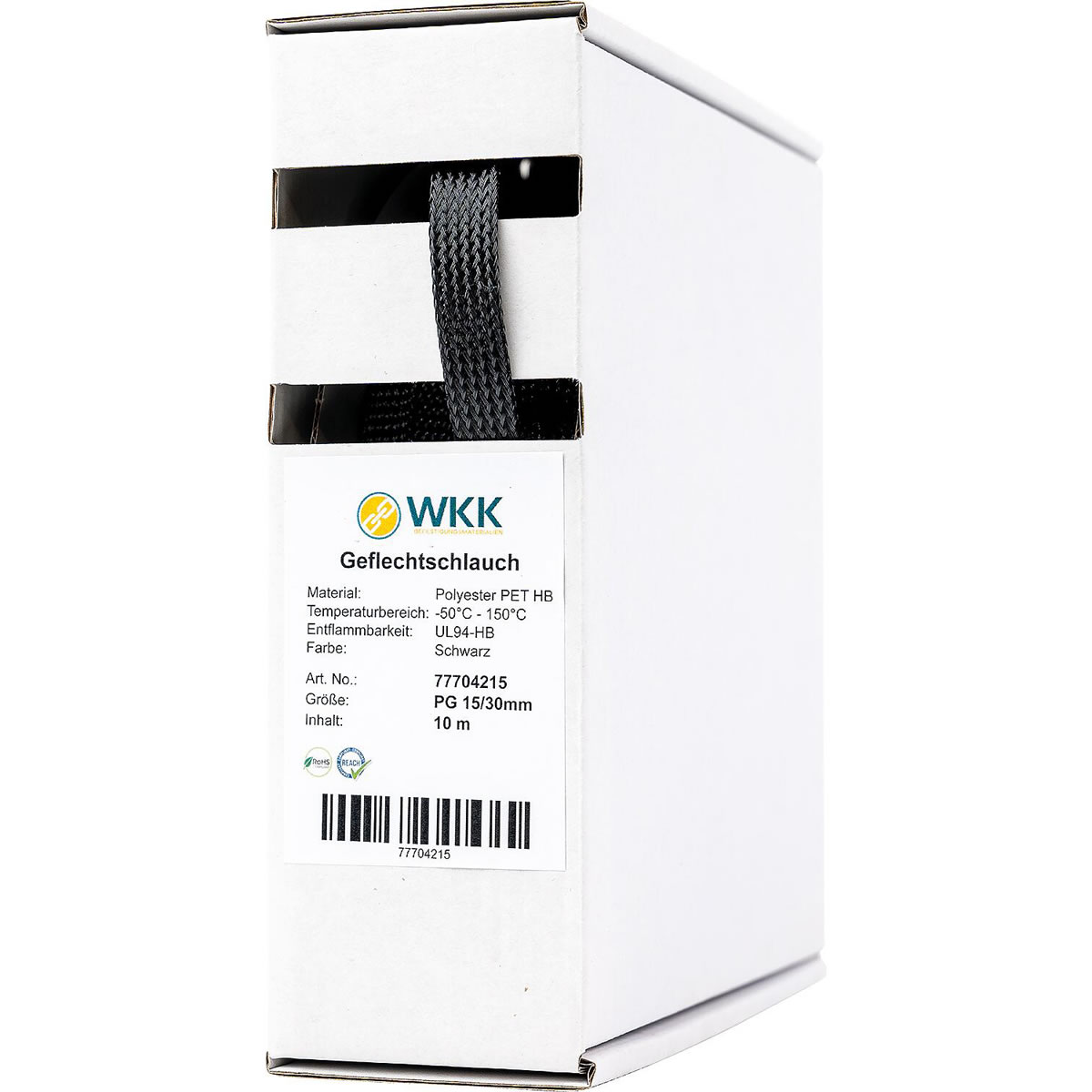 Geflechtschlauch PG 5 mm - Box 10 Mtr.