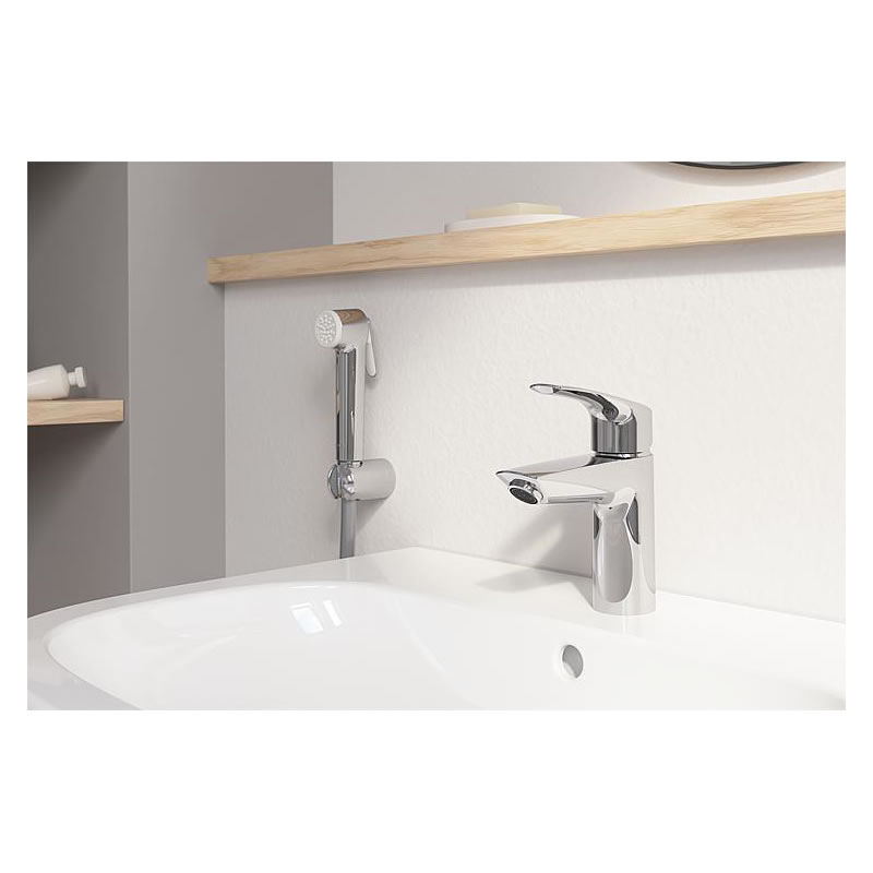 Waschtischmischer Grohe Eurosmart S-Size, Ausladung 109 mm, mit Pop-Up ...