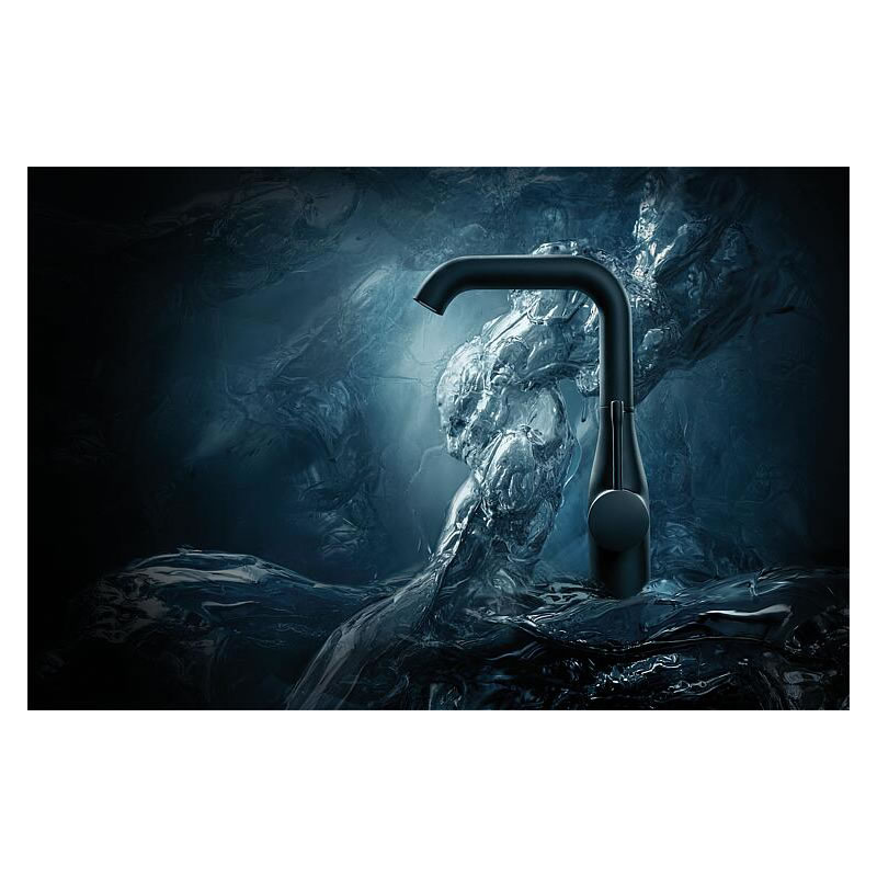 Waschtischmischer Grohe Essence M-Size, seitliche Betätigung schwenkbar ...