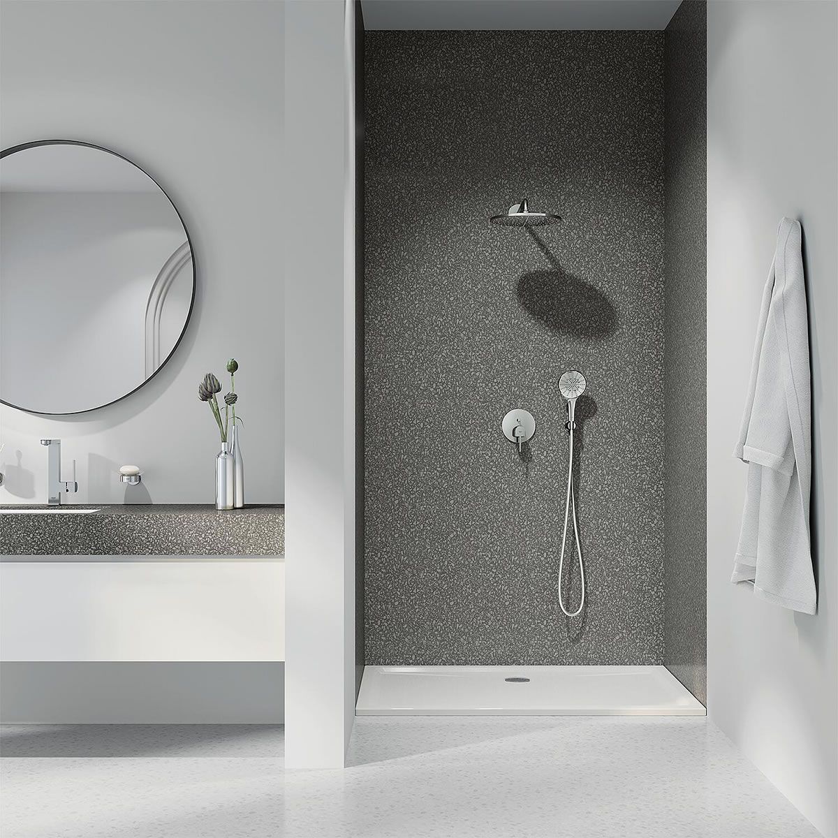 Kopfbrause Grohe Tempesta, Ø 250, 9,5 l/min, chrom - 26666000