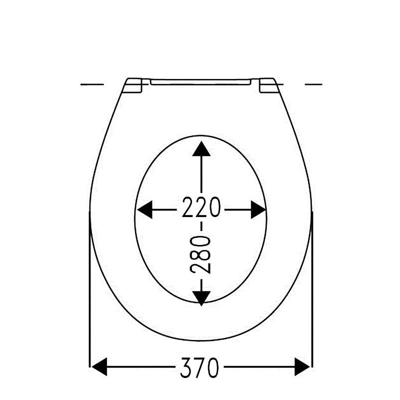 WC-Sitz Comino Family SC 370 x 435 mm, Duroplast, SoftClose, TakeOff, weiß - 537407