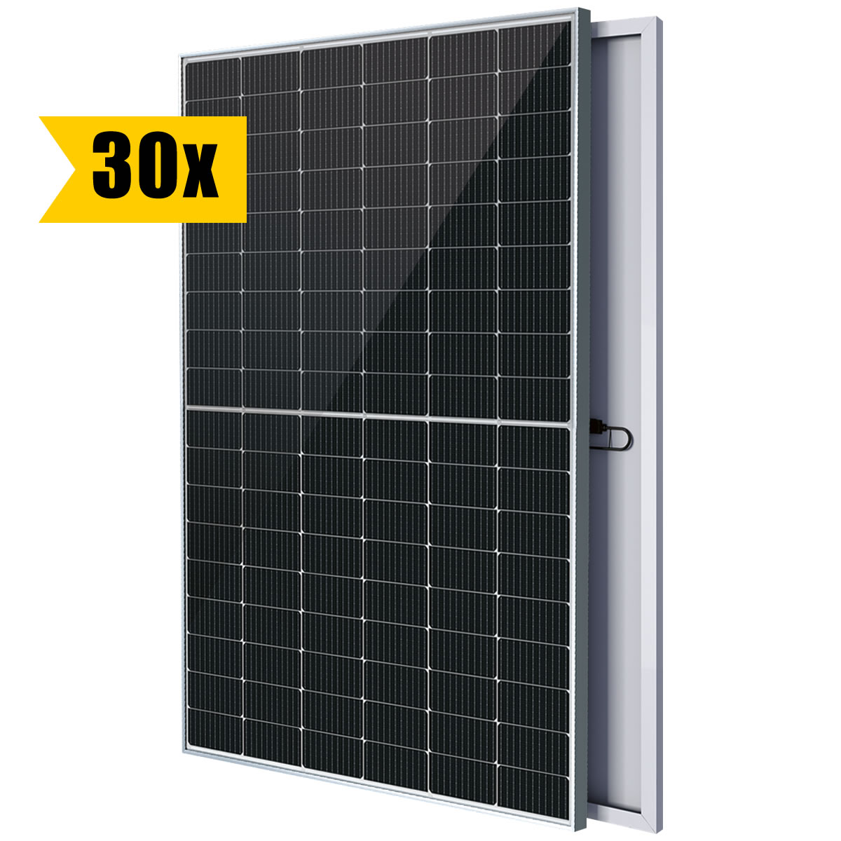 PV-Komplettanlage 12 kWp mit Huawei Wechselrichter 15 kW, 30 Solarmodulen silver frame ...