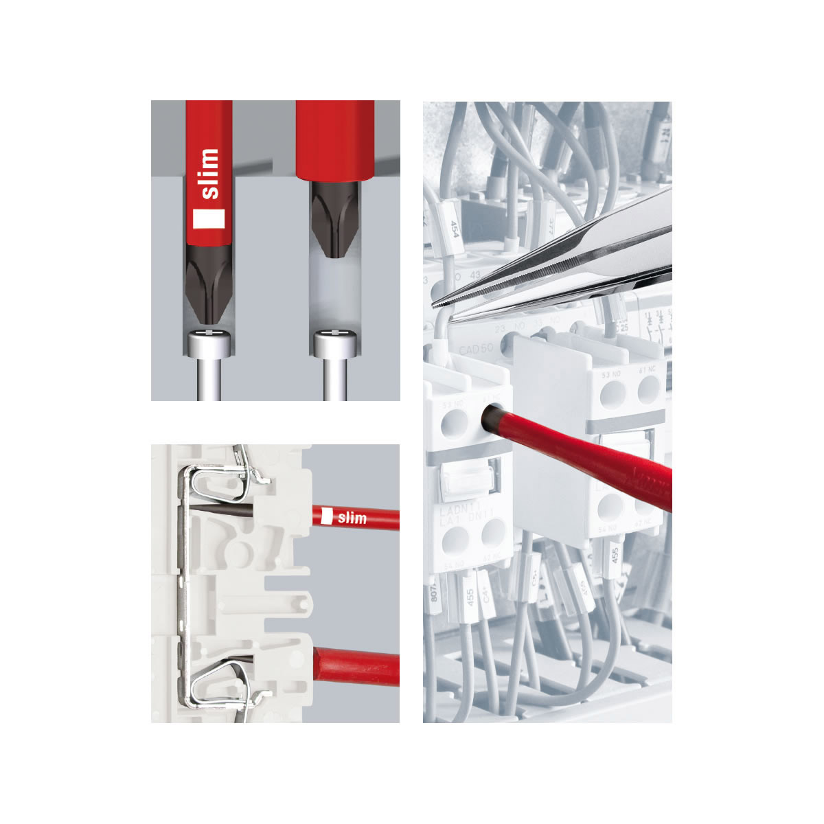 Wiha SoftFinish® electric slimFix Schlitz/Phillips-Set 6-teilig