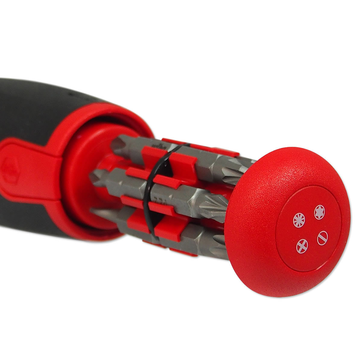 Wiha Magazin-Bithalter LiftUp 25 - magnetisch 1/4'' - 12-teilig