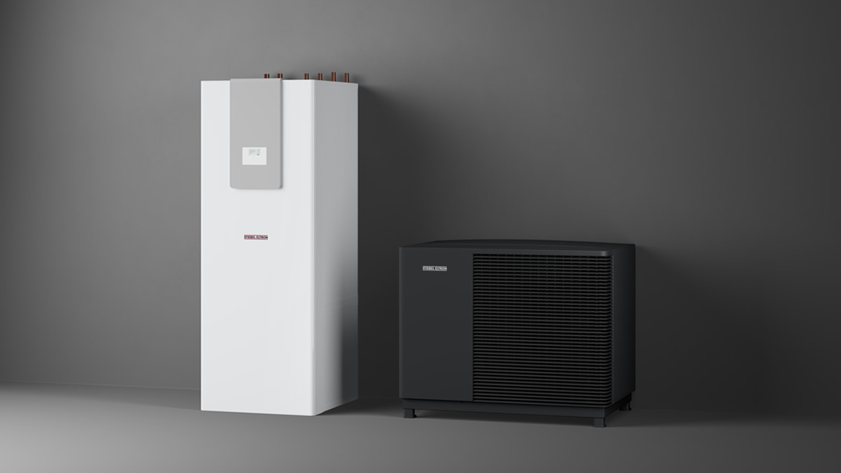Stiebel Eltron Luft-Wasser-Wärmepumpe WPL-A 07.2 Plus HK 230 + HSBC 200 ...