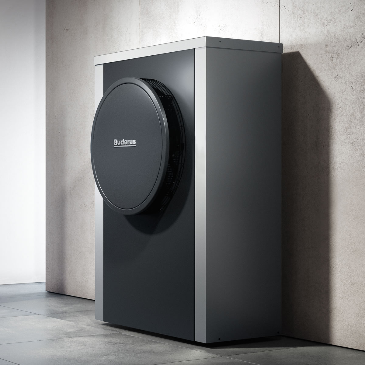 Buderus Luft-Wasser-Wärmepumpe Logatherm WLW196i.2-4 AR E WS+ silent plus mit integriertem ...