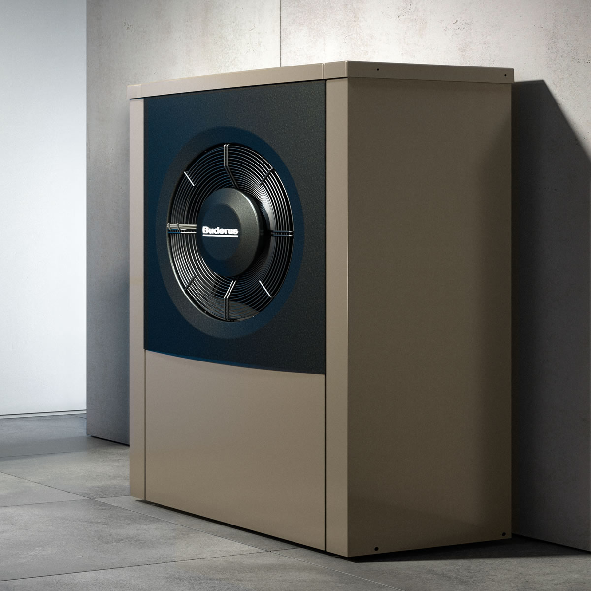 Buderus WLW196i-8 AR T190 Logaplus Wärmepumpen-Paket mit Regelung RC100 H für Heizkreis - 7739610276