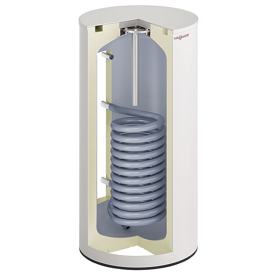 VIESSMANN Vitocell 100-W CVAA 160 L - nebenstehender Speicher ...