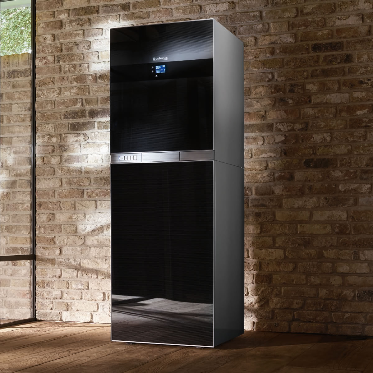 Buderus Gas-Brennwert-Heizzentrale Logamax plus GB192iT - 25kW mit ...