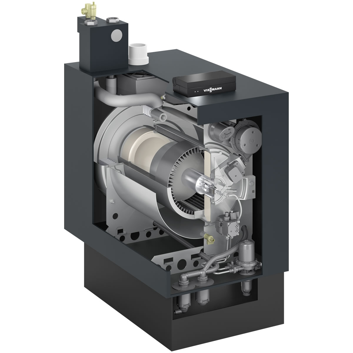 Viessmann Öl-Brennwert-Kompaktheizkessel Vitoladens 300-C 28,9 kW ...