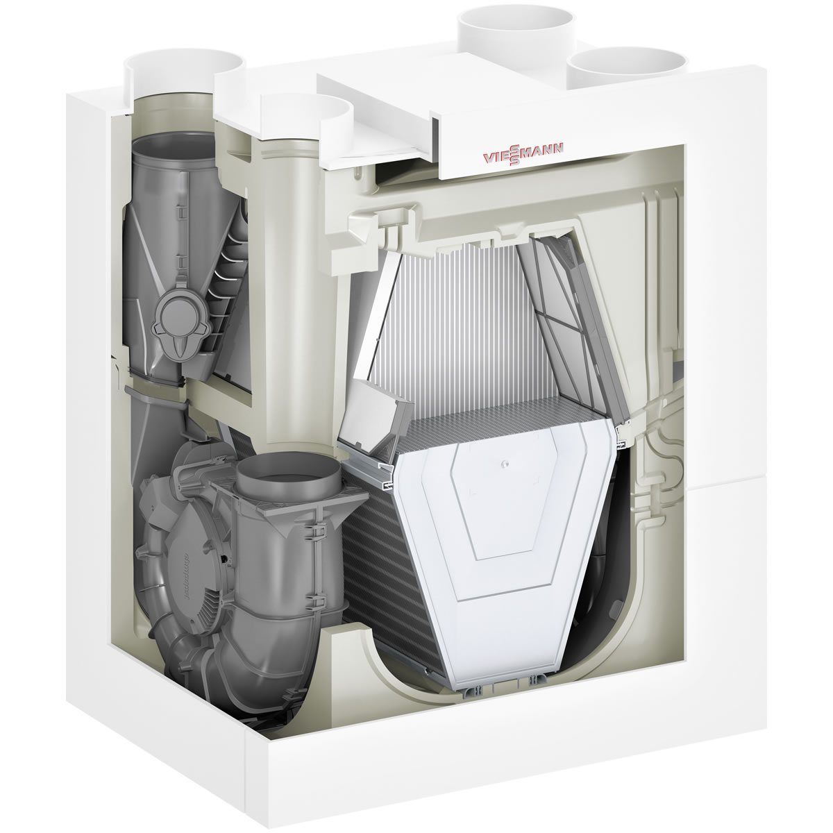 Viessmann Zentrales Wohnungslüftungsgerät Vitovent 300-W, Typ H32S A225 ...