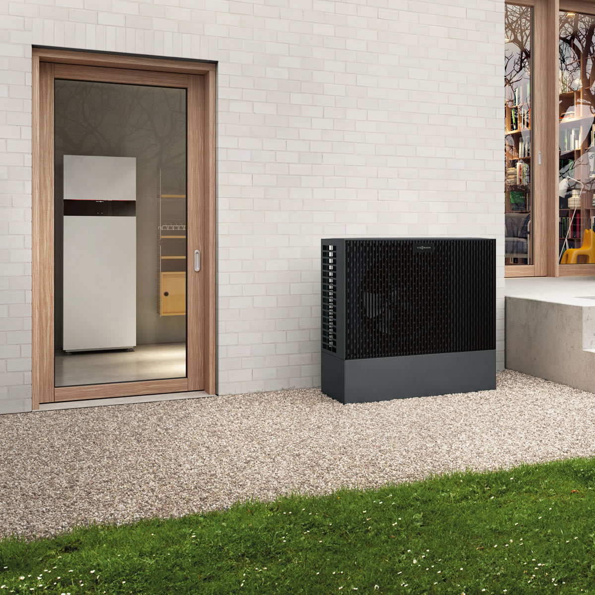 Viessmann Split Luft/Wasser-Wärmepumpe Vitocal 222-S AWBT-M-E-AC 221 ...