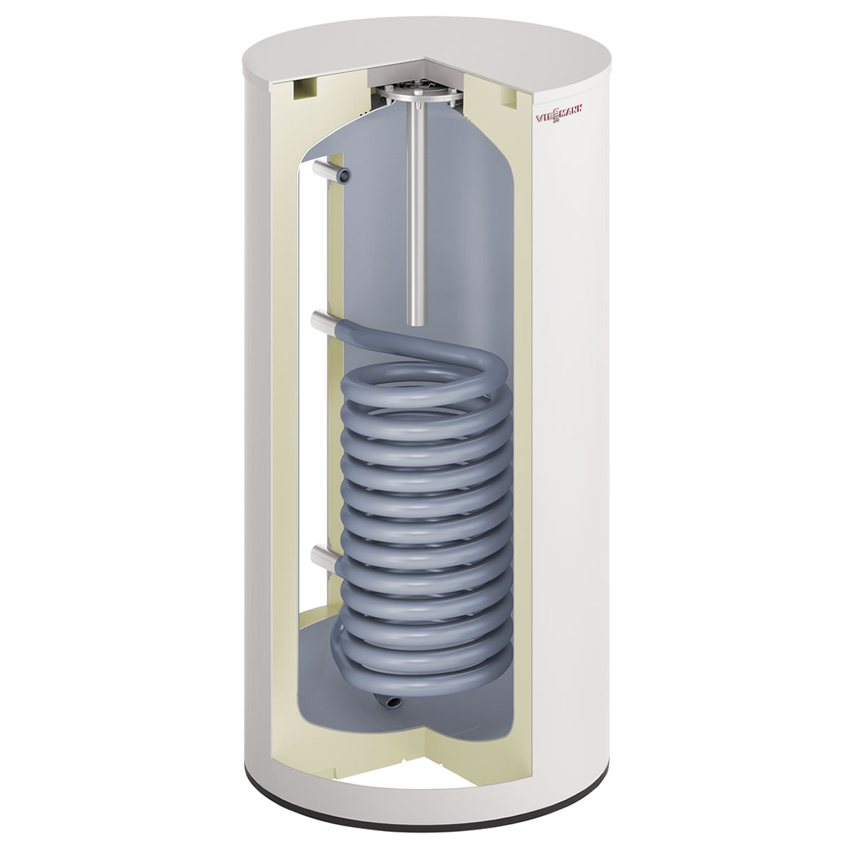 VIESSMANN Vitocell 100-W CVAA 160 L - nebenstehender Speicher ...