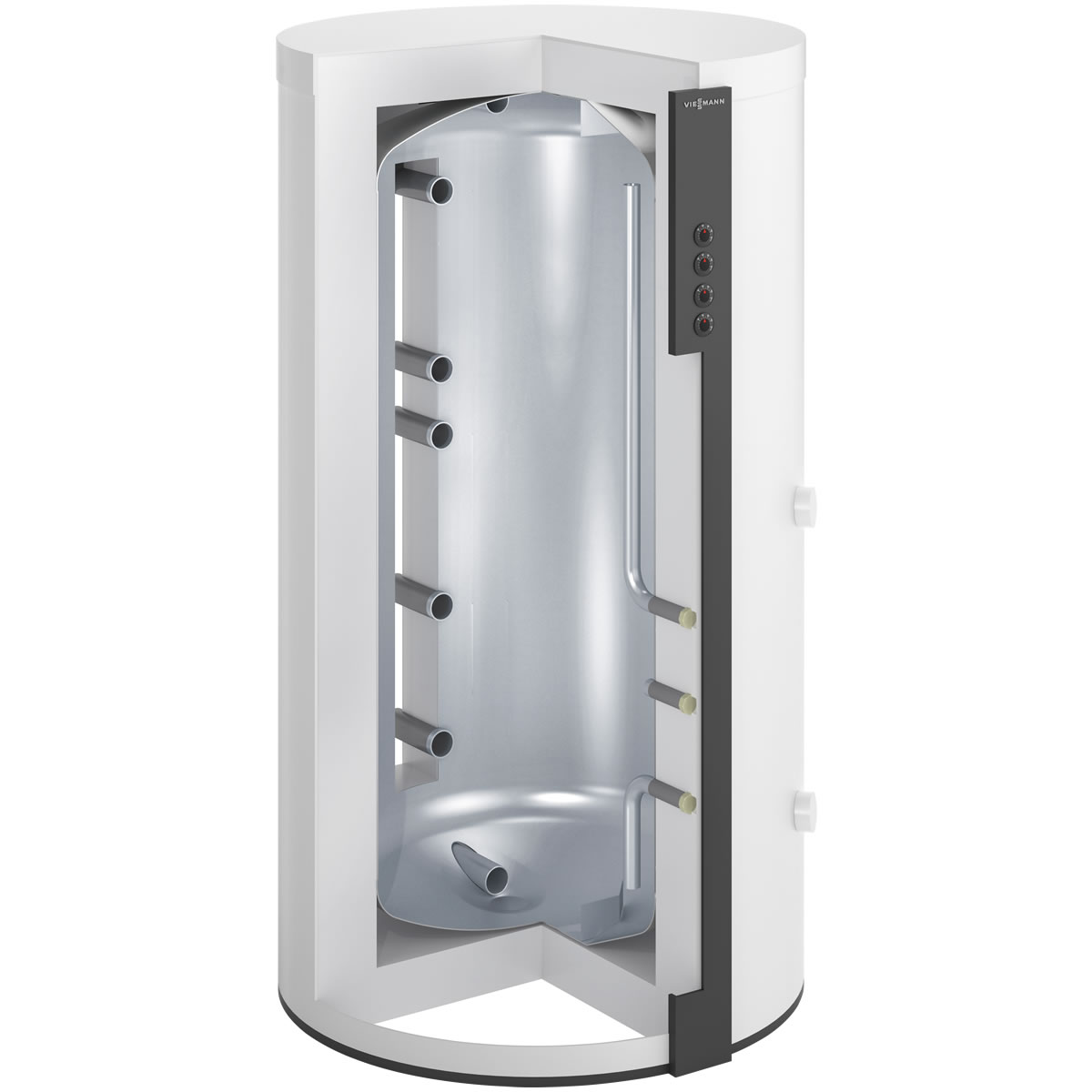 Viessmann Pufferspeicher Vitocell 100-E SVPC 600 L - Farbe vitopearlwhite - Z027081