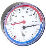 Manometer Axial & Radial - Heizung / Wasserdruck Manometer