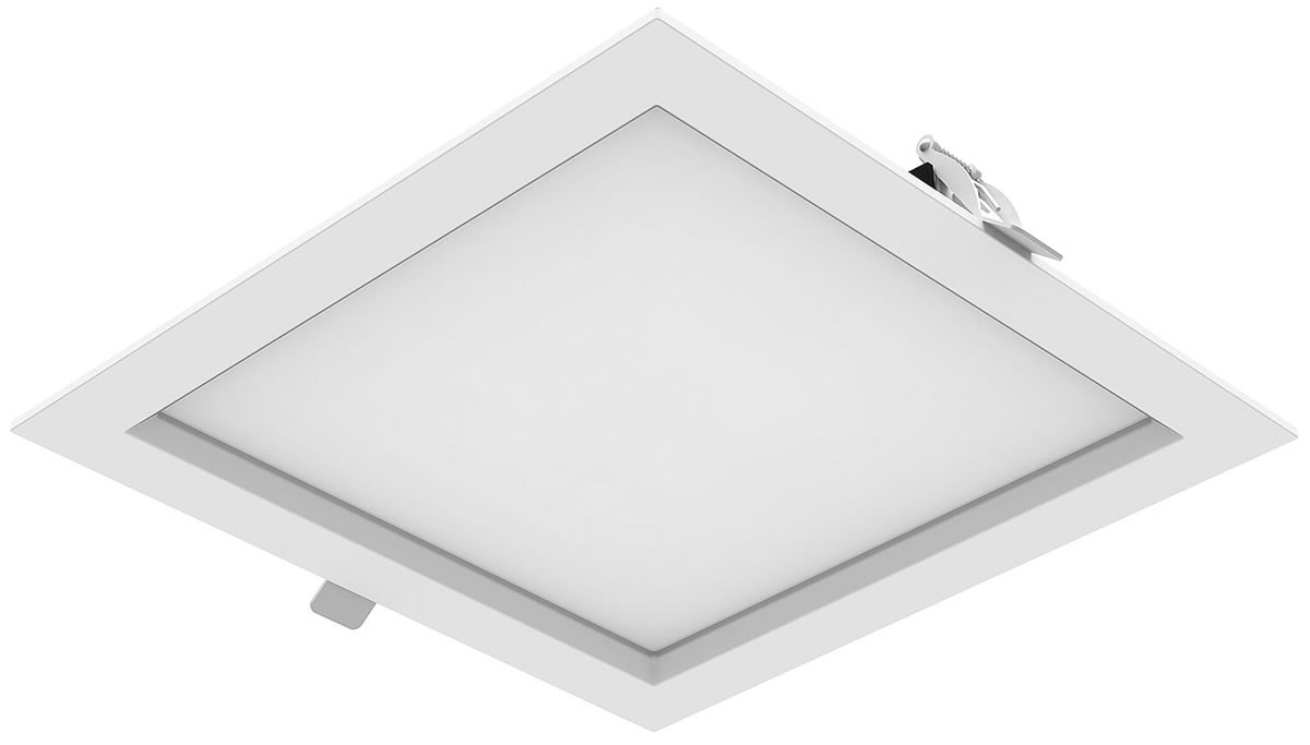LED-Einbaupanel SQUAREip54, 18W, COLORselect 1800 lm - 225 x 225 x 36 mm