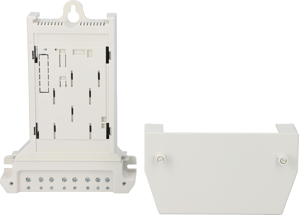 3-Punkt Adapter Zählerplatte 1x eHZ Zähler aufnahme BxHxT: 289x198 mm, weiß