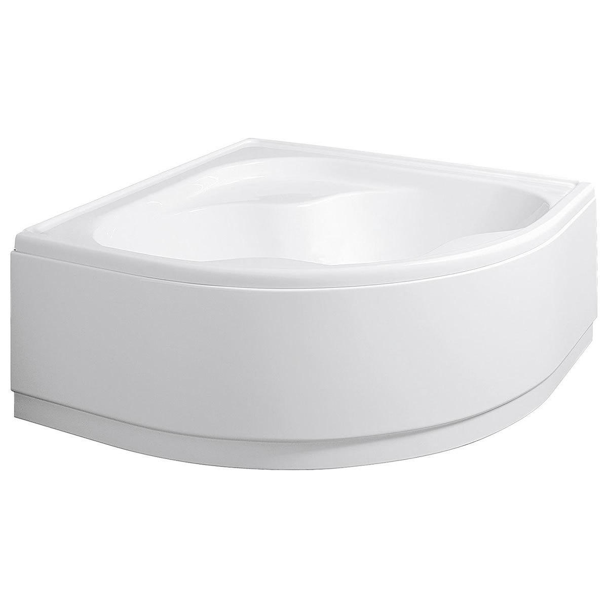 Frontschürze für Eck-Badewanne EMBER 1350 x 400 x 1350 mm (EVS9396833 ...