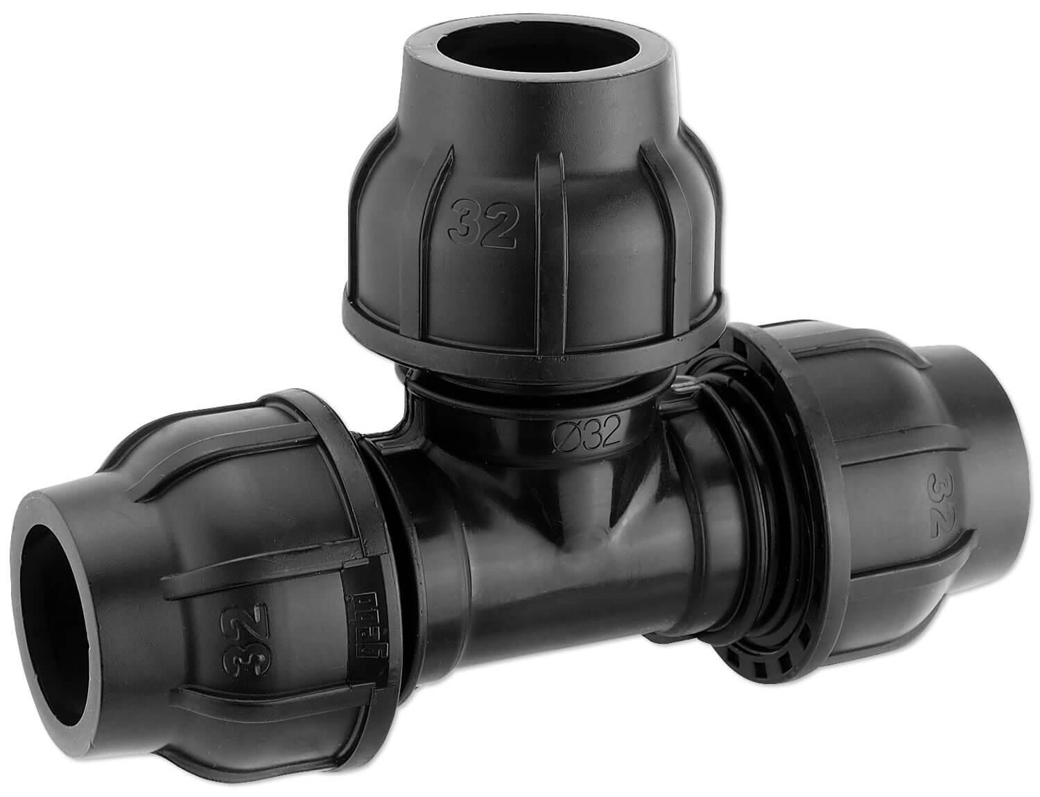 GEBO-Plast-Klemmverbinder T-Stück 32mm x 32mm x 32mm