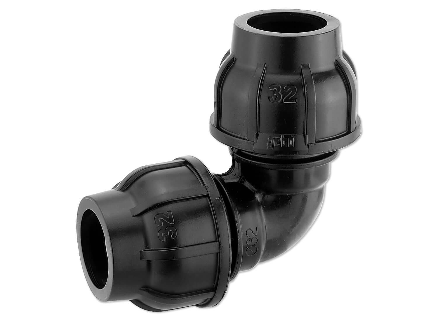 GEBO-Plast-Klemmverbinder Winkel 90° - 32mm x 32mm