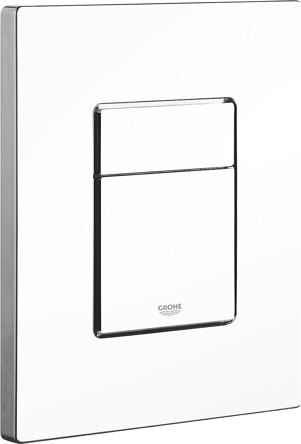 Grohe Abdeckplatte Skate Cosmopolitan alpinweiß, für 2-Mengen- und ...