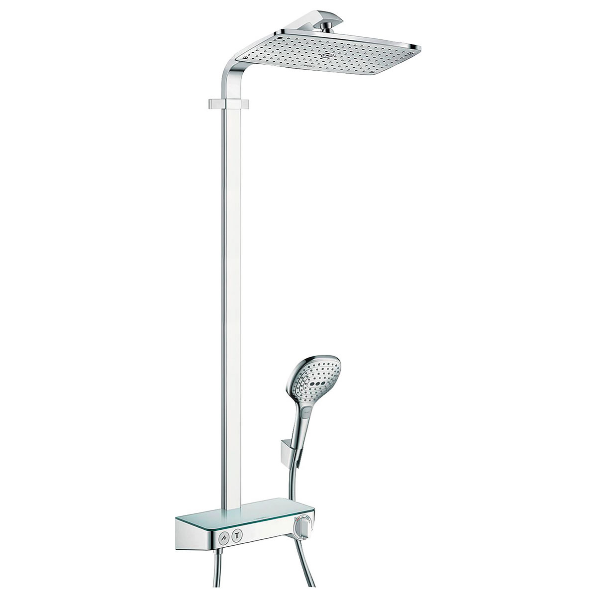 Brause-System Hansgrohe Raindance Select E 360 Handbrause, Kopfbrause 360 x 190 mm und ...