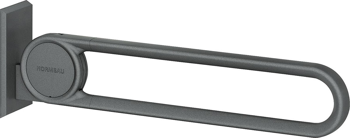 Stützklappgriff Normbau Cavere Vario, Anthrazit-Metallic, 900 mm ...