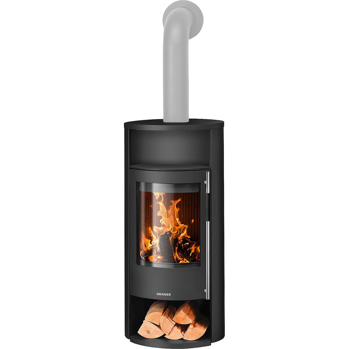Kaminofen Oranier Polar Neo 8, Stahl schwarz, 8 kW - 5568 11