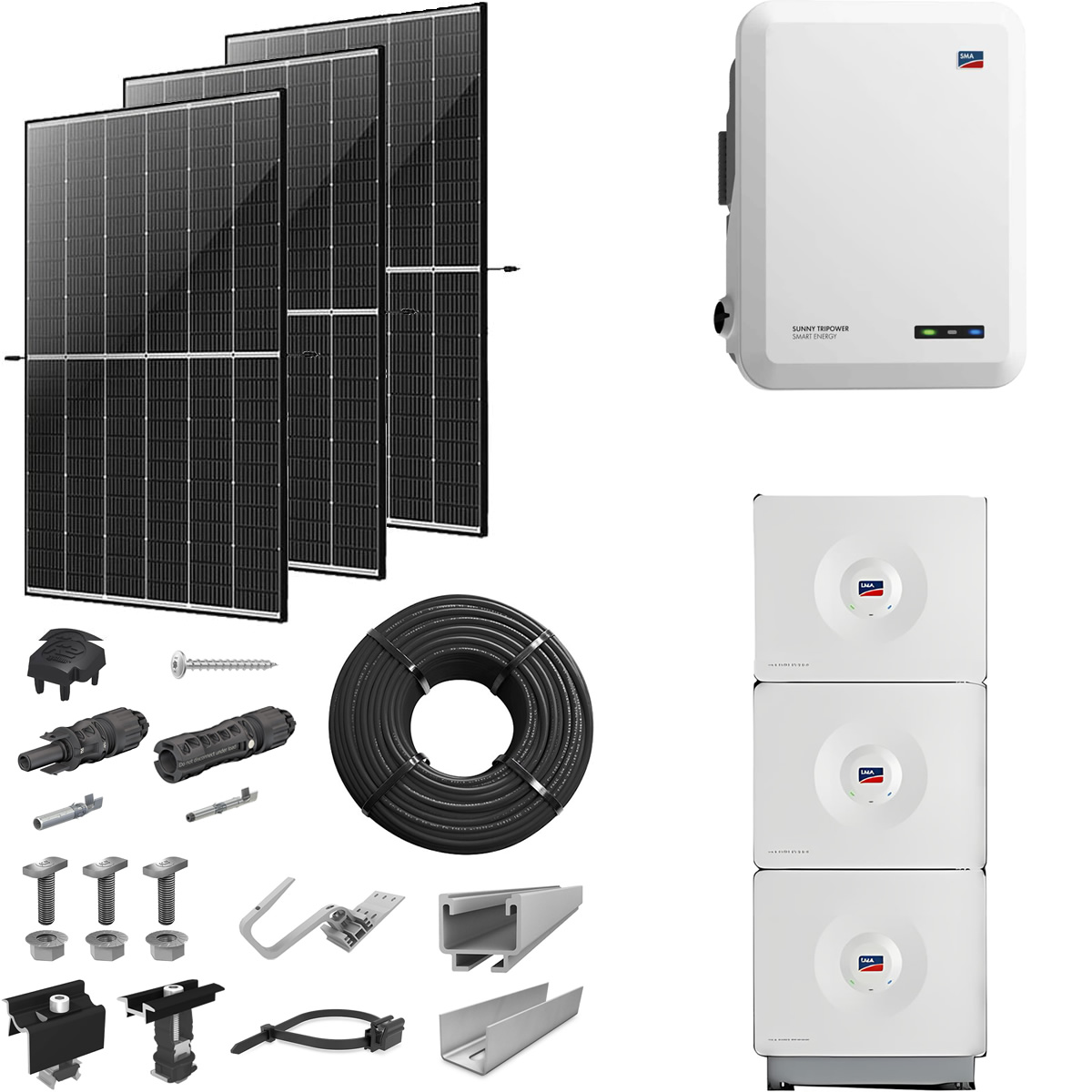 Photovoltaik Komplettanlage 10 Kwp Mit Speicher Und Montage