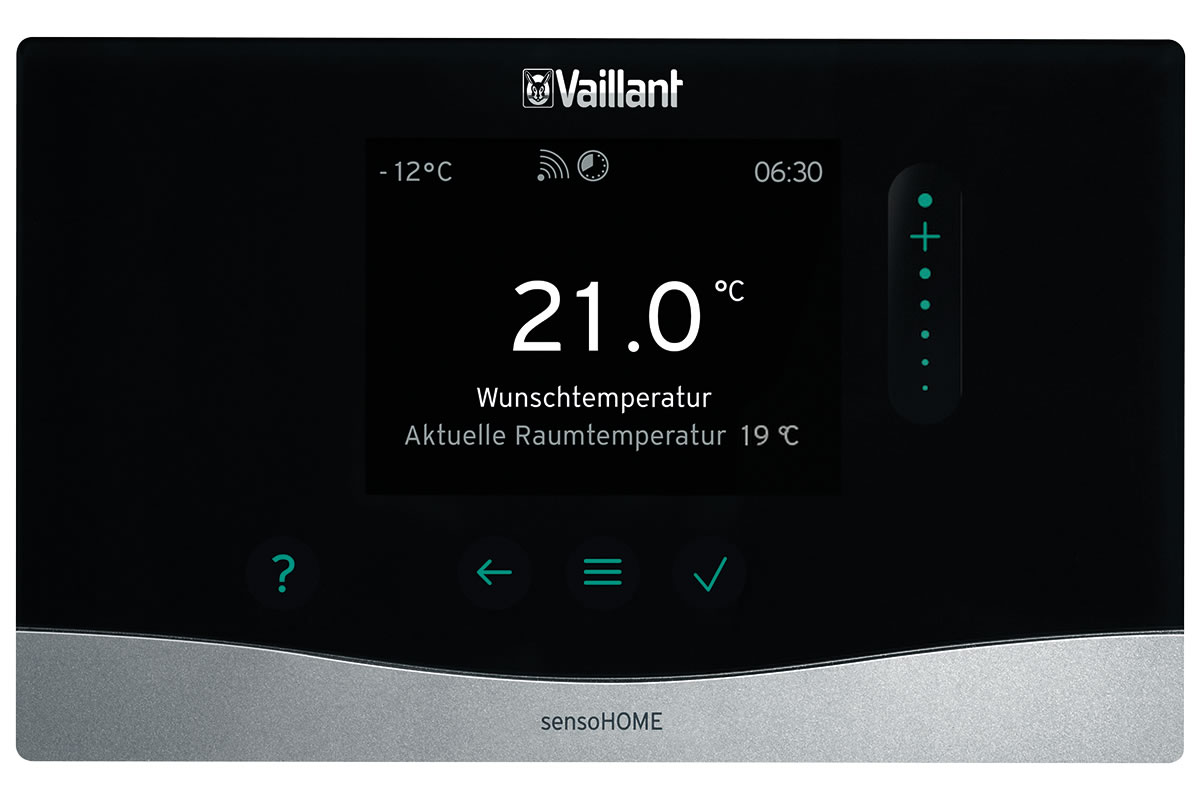Vaillant Raumtemperaturregler sensoHOME VRT 380/2 - kabelgebunden ...