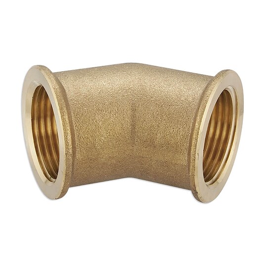 Messing Gewindefitting-Winkel 45° - 3/4'' IG x 3/4'' IG