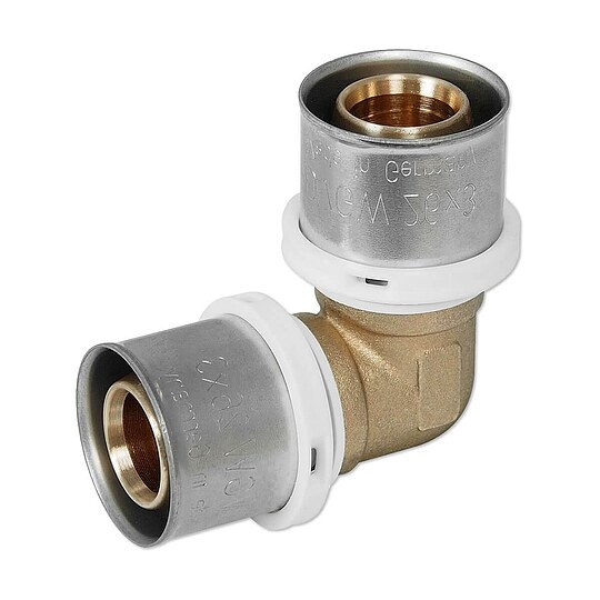 Pressfitting-Winkel 90° - 16 x 2,0mm für MV-Rohr