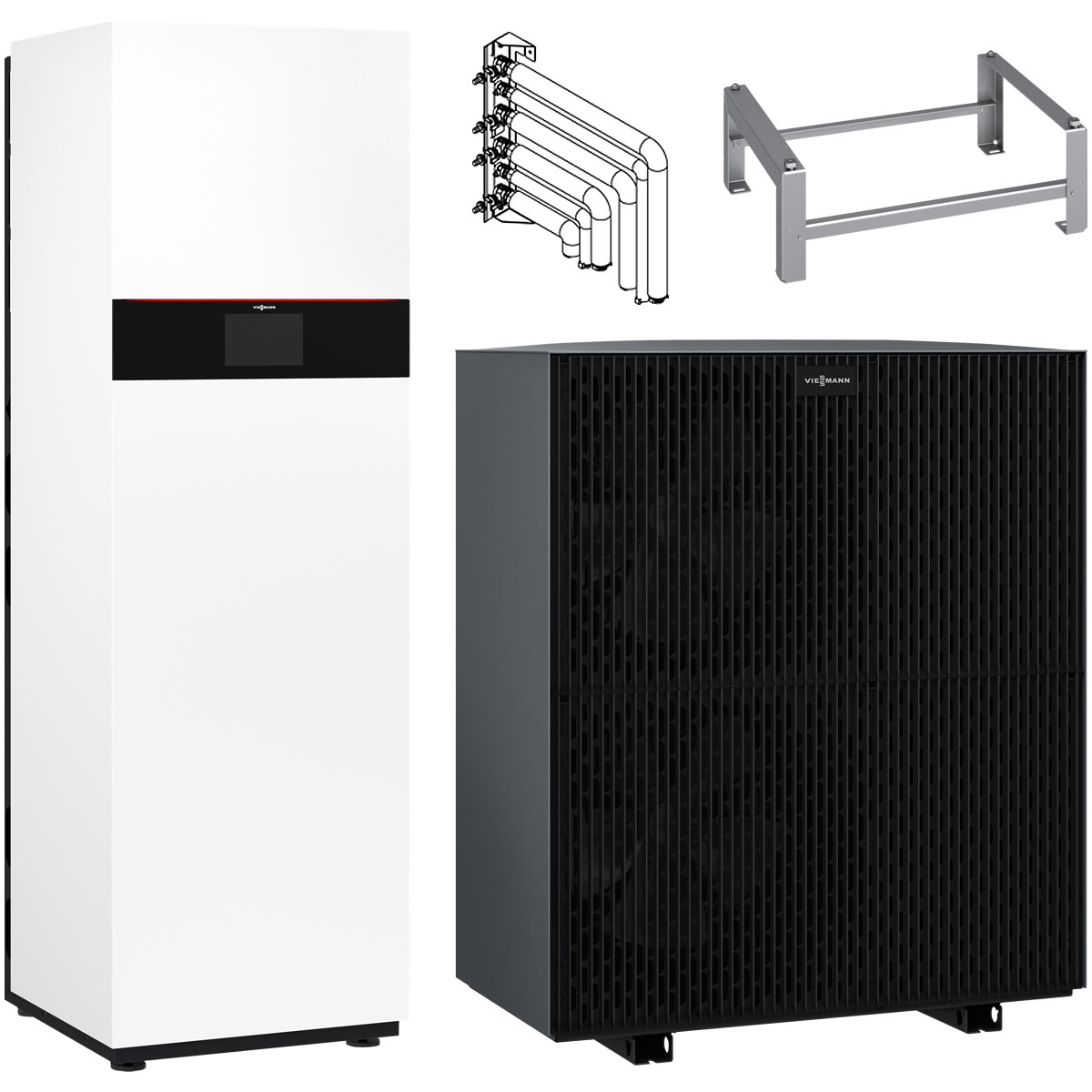 Viessmann Luft/Wasser-Wärmepumpe Vitocal 252-A AWOT-E-AC 251.A10 400V ...